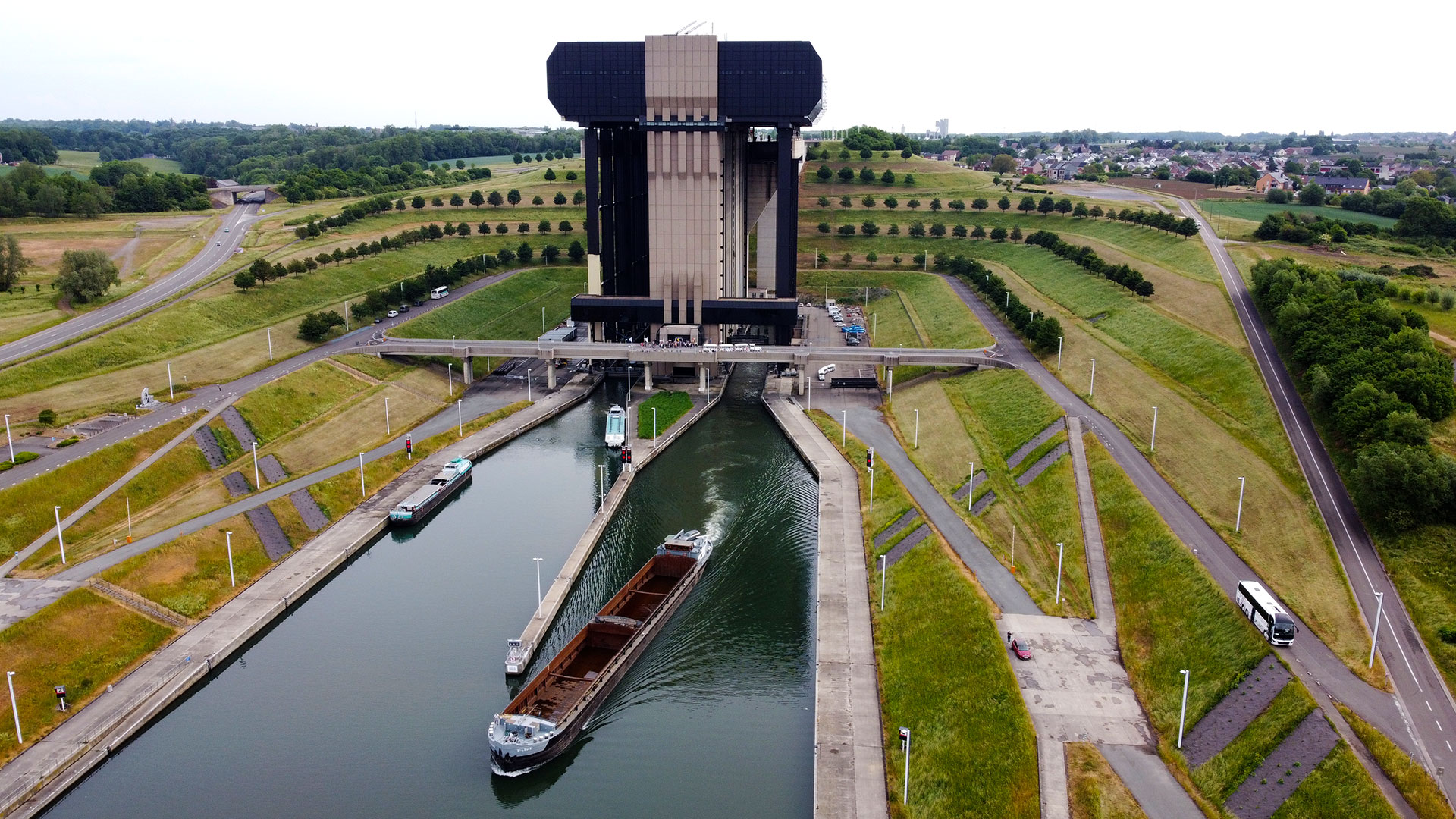 L’ascenseur funiculaire de Strépy-Thieu | Canal du Centre