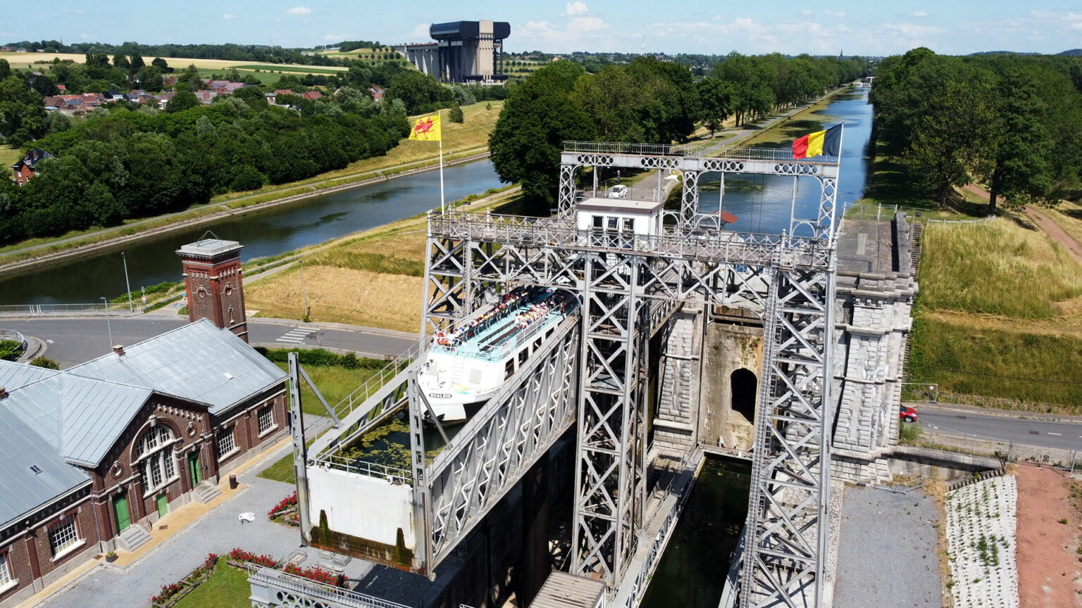 Franchissement de Strépy-Thieu | Canal du Centre